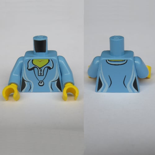 LEGO PART 973c32h01pr1918 Torso Shirt with Two Buttons and Shell ...