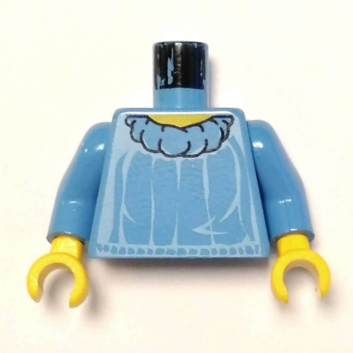 LEGO PART 973c32h01pr0174 Torso Sweater with Big Collar Print, Medium ...
