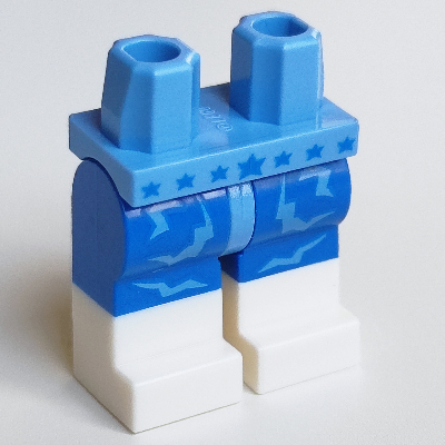 LEGO PART 970c28pat27pr9999 Hips with Blue Legs and White Boots Pattern ...