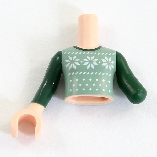 LEGO PART 100811c01pr0003 Minidoll Torso with Left Limb Reduction with ...