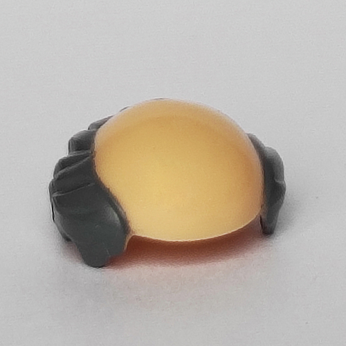 LEGO PART 12893pr0002 Hair, Bald Top with Dark Bluish Gray Short Hair ...