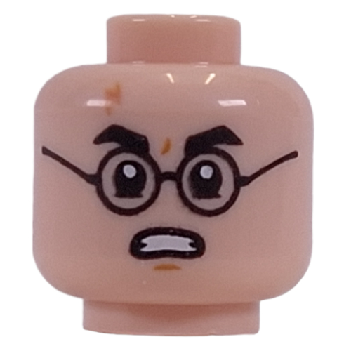 LEGO PART 28621pr4120 Minifig Head Harry Potter, Black Glasses ...