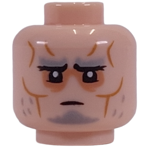 LEGO PART 28621pr4130 Minifig Head Ricbert, Gobline with Thick Light ...