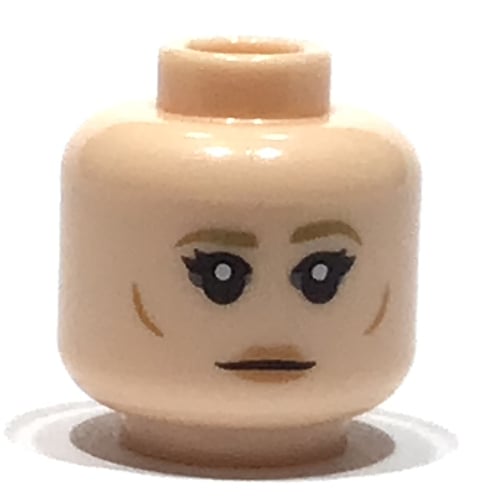 LEGO PART 28621pr4179 Minifig Head Shin Hati, Dark Tan Eyebrows, Peach ...