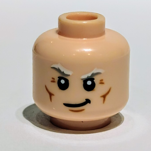 LEGO PART 28621pr4276 Minifig Head Magneto, White Eyebrows, Wrinkles ...