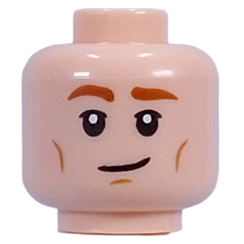 LEGO PART 28621pr4436 Minifig Head Bill Weasley, Dark Orange Eyebrows ...