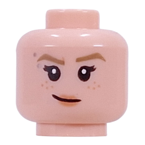 LEGO PART 28621pr9605 Minifig Head Gwen Stacy, Dark Tan Eyebrows ...