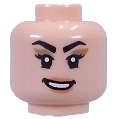 LEGO PART 28621pr4068 Minifig Head Agatha Harkness, Black Eyebrows ...
