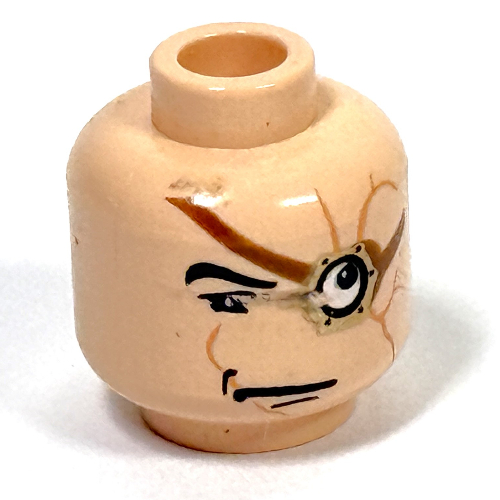 LEGO PART 3626bpr0164 Minifig Head Alastor Mad-Eye Moody, Monocle ...