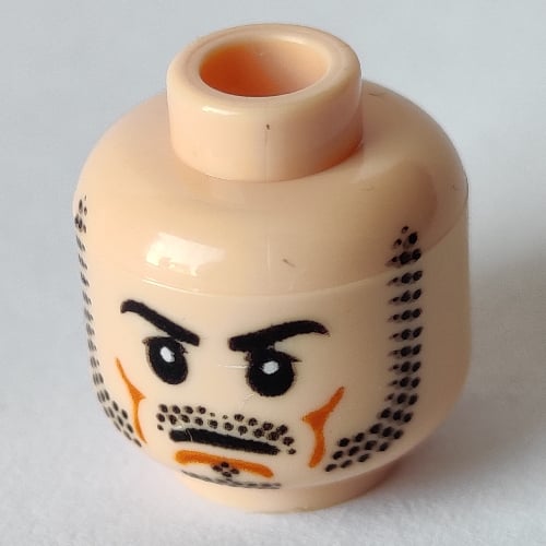 LEGO PART 3626bpr0651 Minifig Head Alamut Merchant / Gool, Beard ...