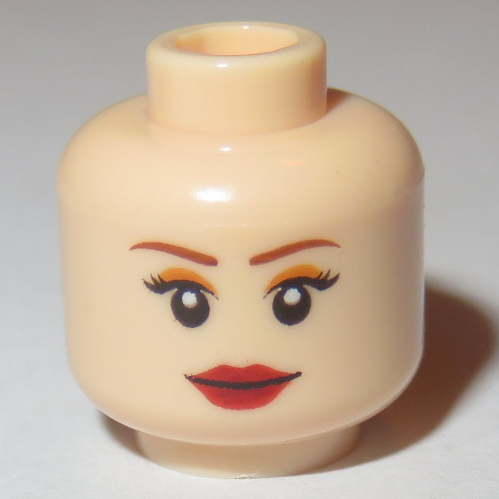 LEGO PART 3626bpr0655 Minifig Head Leia / Boushh / Princess Tamina ...