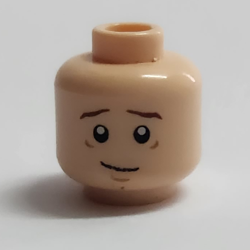 LEGO PART 3626cpr0840 Minifig Head Luke Skywalker, Dual Sided, Scared ...