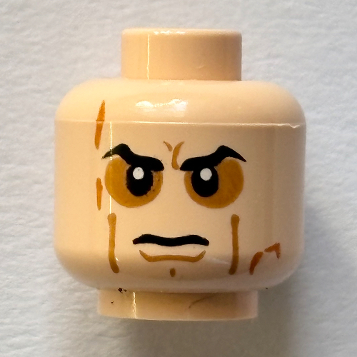 LEGO PART 3626cpr1043 Minifig Head Anakin Skywalker, Eyebrows, Cheek ...