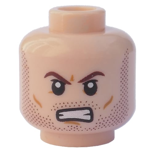 LEGO PART 3626cpr1467 Minifig Head Star-Lord (Peter Quill) / Winter ...