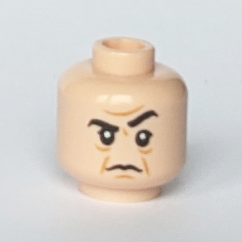 LEGO PART 3626cpr2676 Minifig Head Severus Snape, Dual Sided, Eyebrows ...