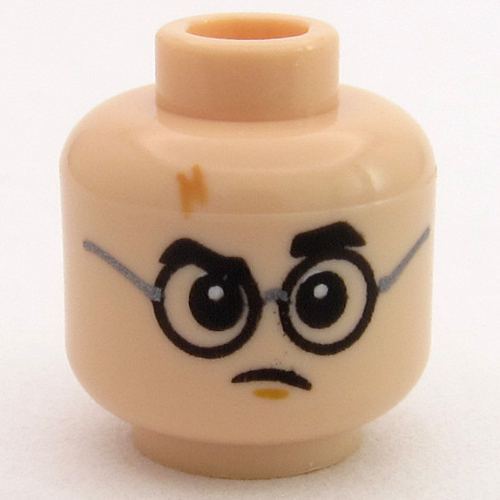LEGO PART 3626cpr3493 Minifig Head Harry Potter / Gregory Goyle, Dual ...