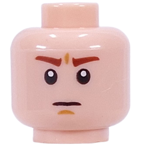 LEGO PART 3626cpr3654 Minifig Head Percy Weasley / Samwise Gamgee ...