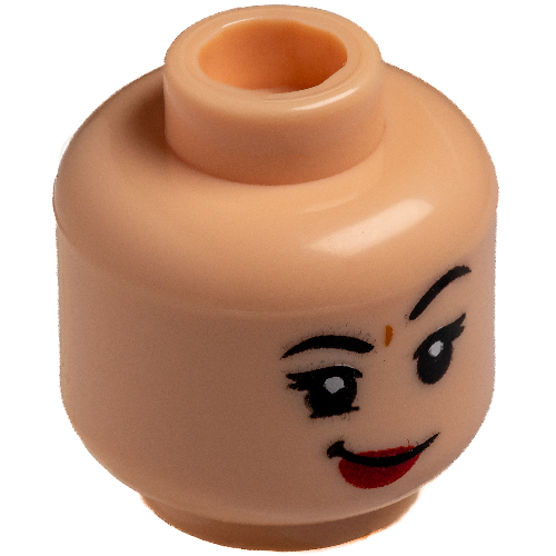 LEGO PART 3626cpr3682 Minifig Head Nymphadora Tonks, Eyelashes, Smirk ...