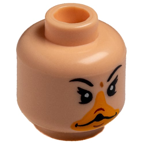 LEGO PART 3626cpr3682 Minifig Head Nymphadora Tonks, Eyelashes, Smirk ...