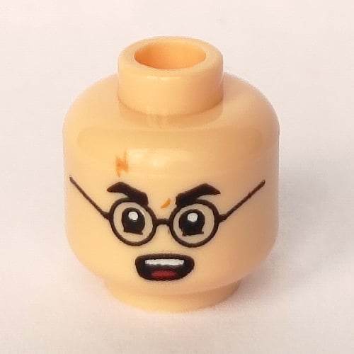 LEGO PART 3626cpr3784 Minifig Head Albert Runcorn / Harry Potter, Stern ...