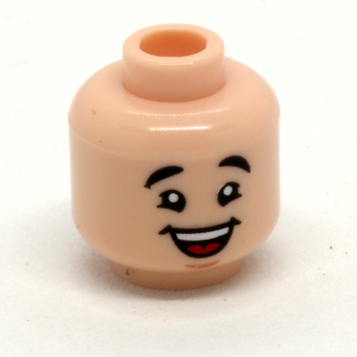 LEGO PART 3626cpr4007 Minifig Head Russell, Back Eyebrows, Chin Dimple ...
