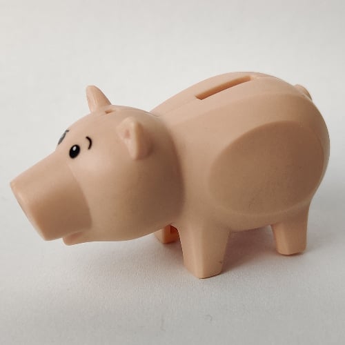 LEGO PART 89991pr0001 Animal, Pig with Coin Plug Hole and Hole for Hat ...