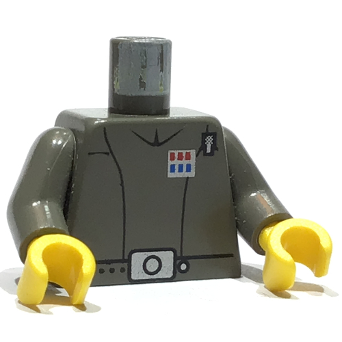 LEGO PART 973c08h01pr0002 Torso Imperial Officer Uniform Print, Dark ...