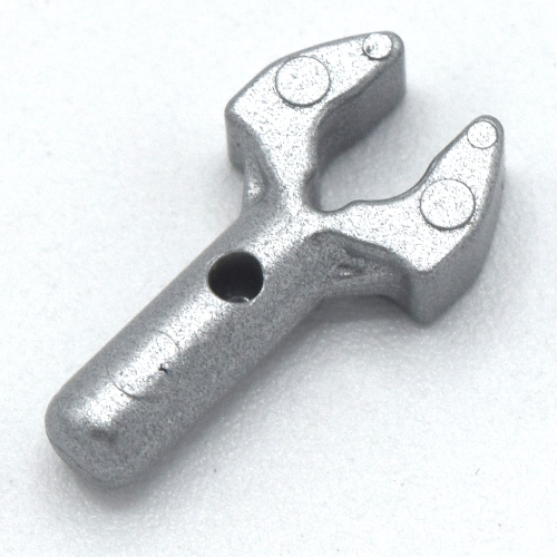 LEGO PART 48729b Bar 1L with Clip [Cut Edges and One Side Hole] [Gap in ...