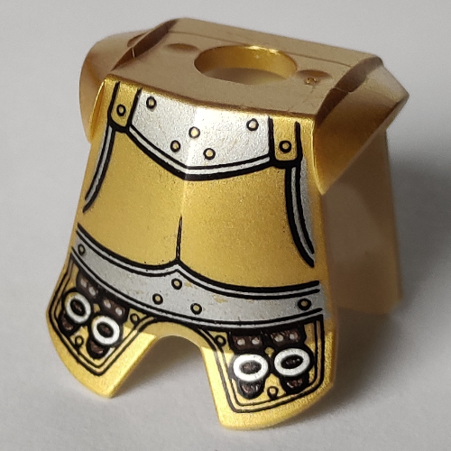 LEGO PART 2587pr0028 Minifig Neckwear Armor Breastplate with Leg ...