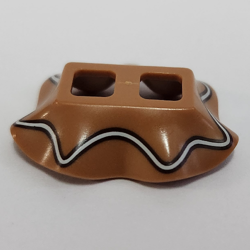 LEGO PART 24782pr0014 Minifig Hipwear Skirt with White Line Around ...