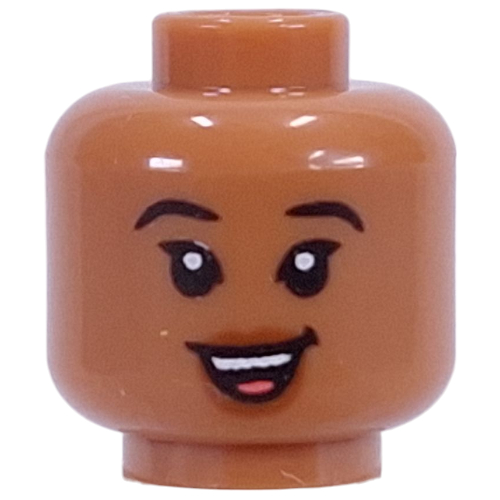 LEGO PART 28621pr9722 Minifig Head Nani, Black Eyebrows, Nougat Lips ...