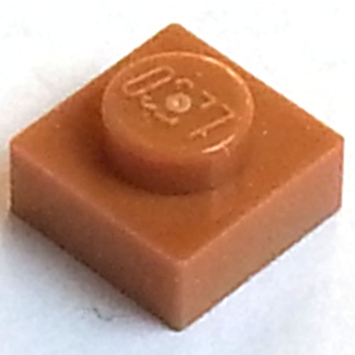 LEGO PART 3024 Plate 1 x 1 | Rebrickable - Build with LEGO