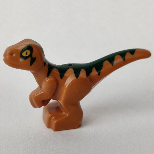 LEGO PART 37829pr0005 Animal, Dinosaur, Raptor, Baby, Dark Green ...