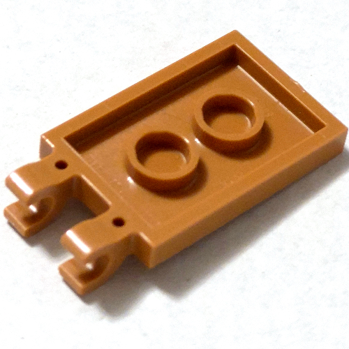 LEGO PART 65886 Tile Special 2 x 3 with 2 Clips without Tab between ...