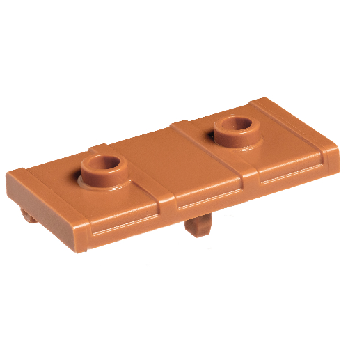 LEGO PART 80835 Treasure Chest Lid, Flat with 2 Studs | Rebrickable ...