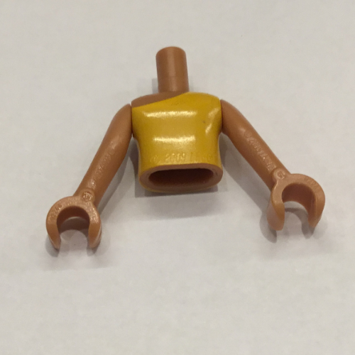 LEGO PART 92456c02pr0268 Minidoll Torso Girl with Bright Light Orange ...