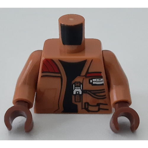 LEGO PART 973c23h19pr3174 Torso Jacket with Pockets, Zipper and Gadgets ...