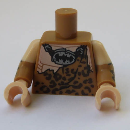 LEGO PART 973g02c23h02pr3630 Torso, Dual Molded Arms, Muscles with ...