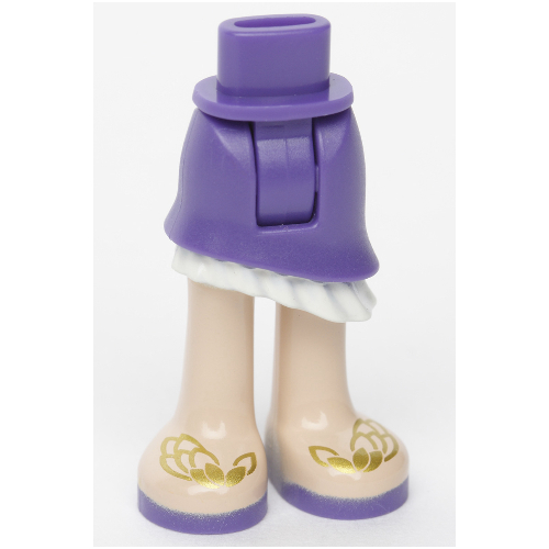 LEGO PART 20379c01pr0003 Minidoll Hips and Asymmetrical Layered Skirt ...
