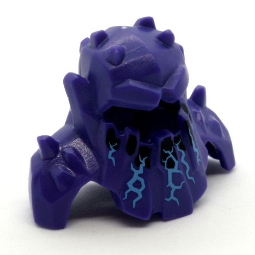 LEGO PART 28233pr0001 Helmet Armor, Shoulder Cover, Spikes, Lightning ...