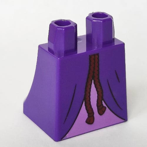 LEGO PART 36036pr0263 Hips and Legs Under Dress/Robe with Lavender ...