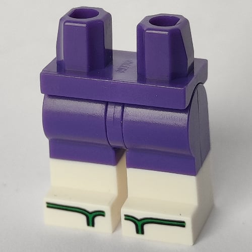LEGO PART 970c09pat27pr1422 Hips with Dark Purple Legs and White Boots ...