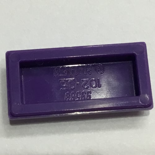 LEGO PART 99563 Tile Special 1 x 2 with Sloped Walls AKA Money / Gold ...