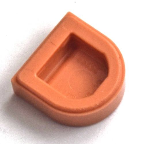 LEGO PART 24246 Tile Round 1 x 1 Half Circle | Rebrickable - Build with ...