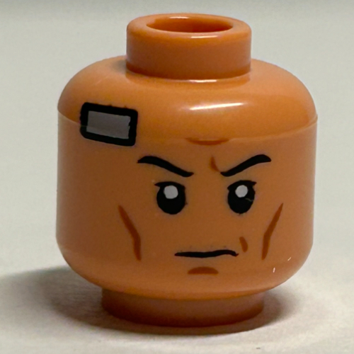 LEGO PART 28621pr4154 Minifig Head Captain Rex, Black Eyebrows, Angry ...
