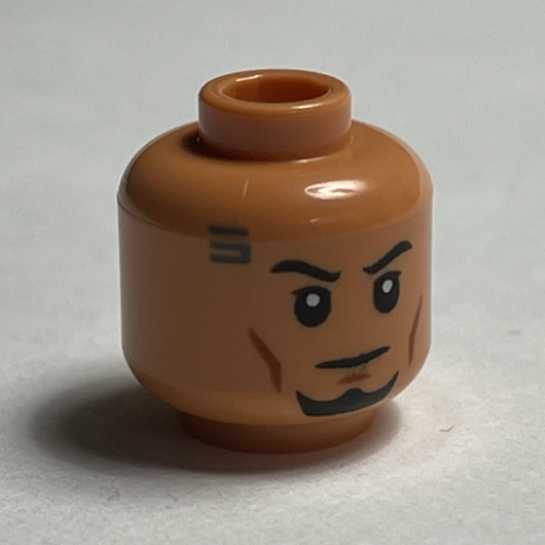 LEGO PART 28621pr4288 Minifig Head Arc Trooper Fives, Black Eyebrows ...