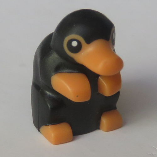 LEGO PART 38117pr0054 Creature, Niffler with Black Eyes and Hair Print ...