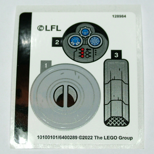 LEGO PART 10100101 Sticker Sheet for Set 75325-1 | Rebrickable - Build ...