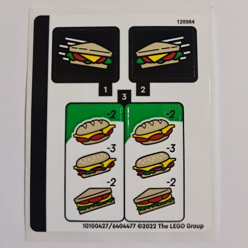 LEGO PART 10100427 Sticker Sheet for Set 40578-1 | Rebrickable - Build ...