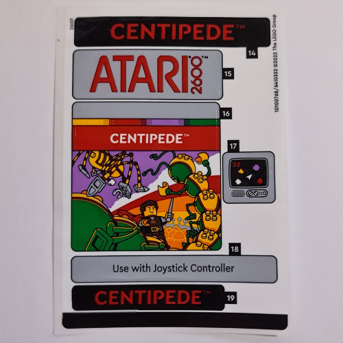 LEGO PART 10100768 Sticker Sheet 2 for Set 10306-1 | Rebrickable ...